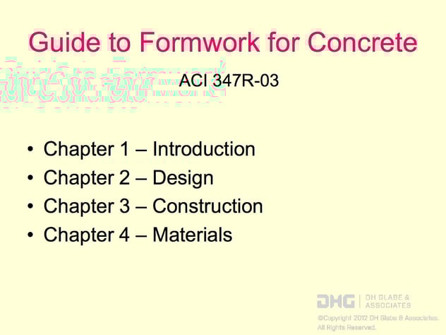 Formwork and Falsework Differences | DH Glabe & Associates