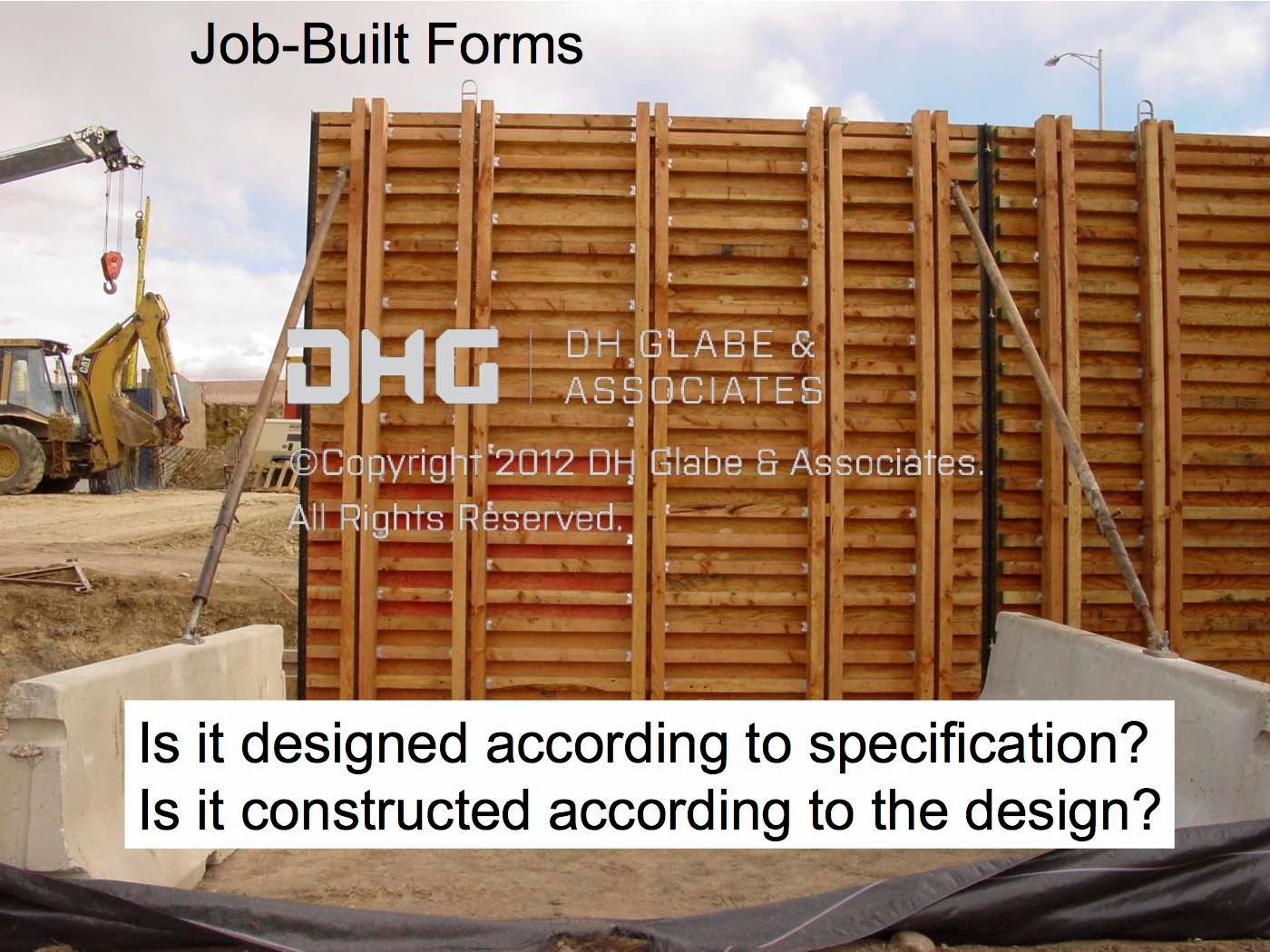Formwork and Falsework Differences | DH Glabe & Associates