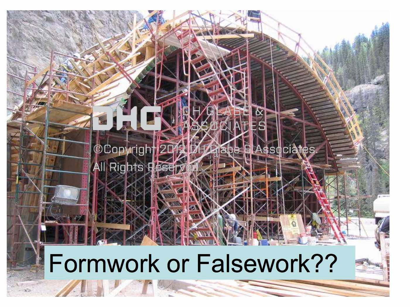 Formwork and Falsework Differences | DH Glabe & Associates