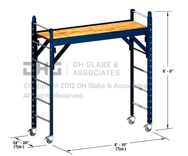 Hallway Scaffold Image Dh Glabe And Associates