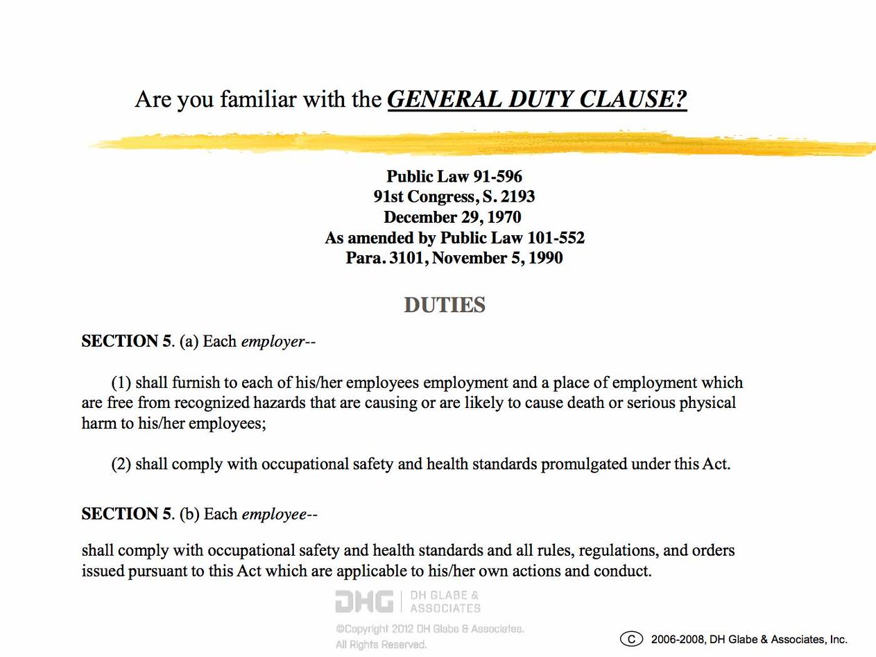 Osha Scaffold Facts Dh Glabe And Associates