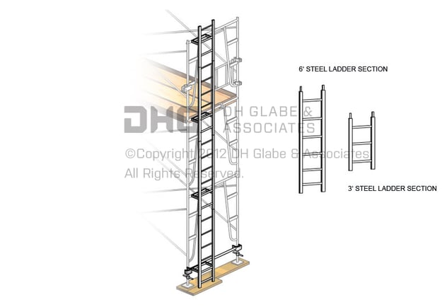 Attachable Ladder Image | DH Glabe & Associates