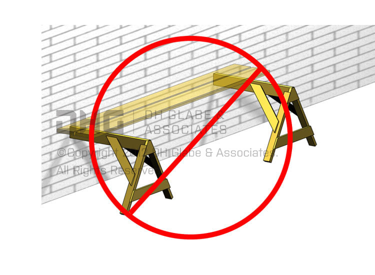 Lean to Scaffold Image | DH Glabe & Associates