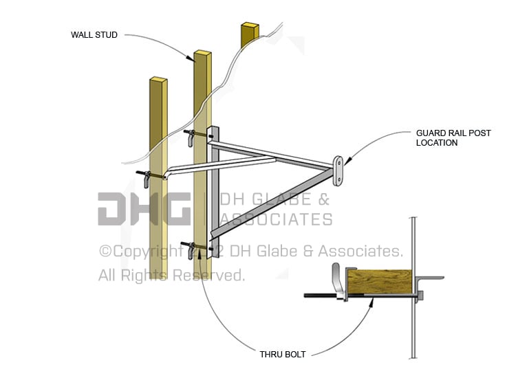 Metal Carpenter Bracket Image | DH Glabe & Associates